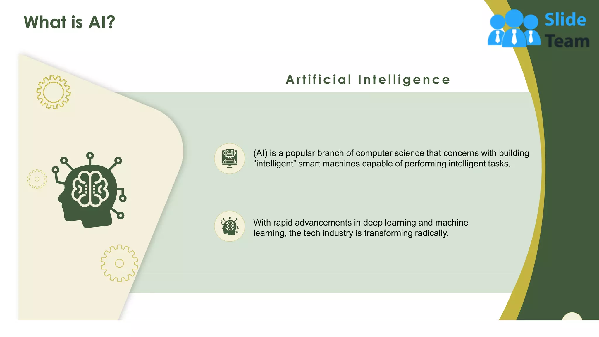 AI Vs ML Vs DL PowerPoint Presentation Slide Templates Complete Deck | PDF