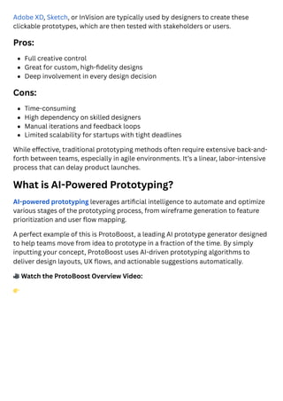 AI vs Traditional Prototyping: What’s the Difference? | ProtoBoost.ai
