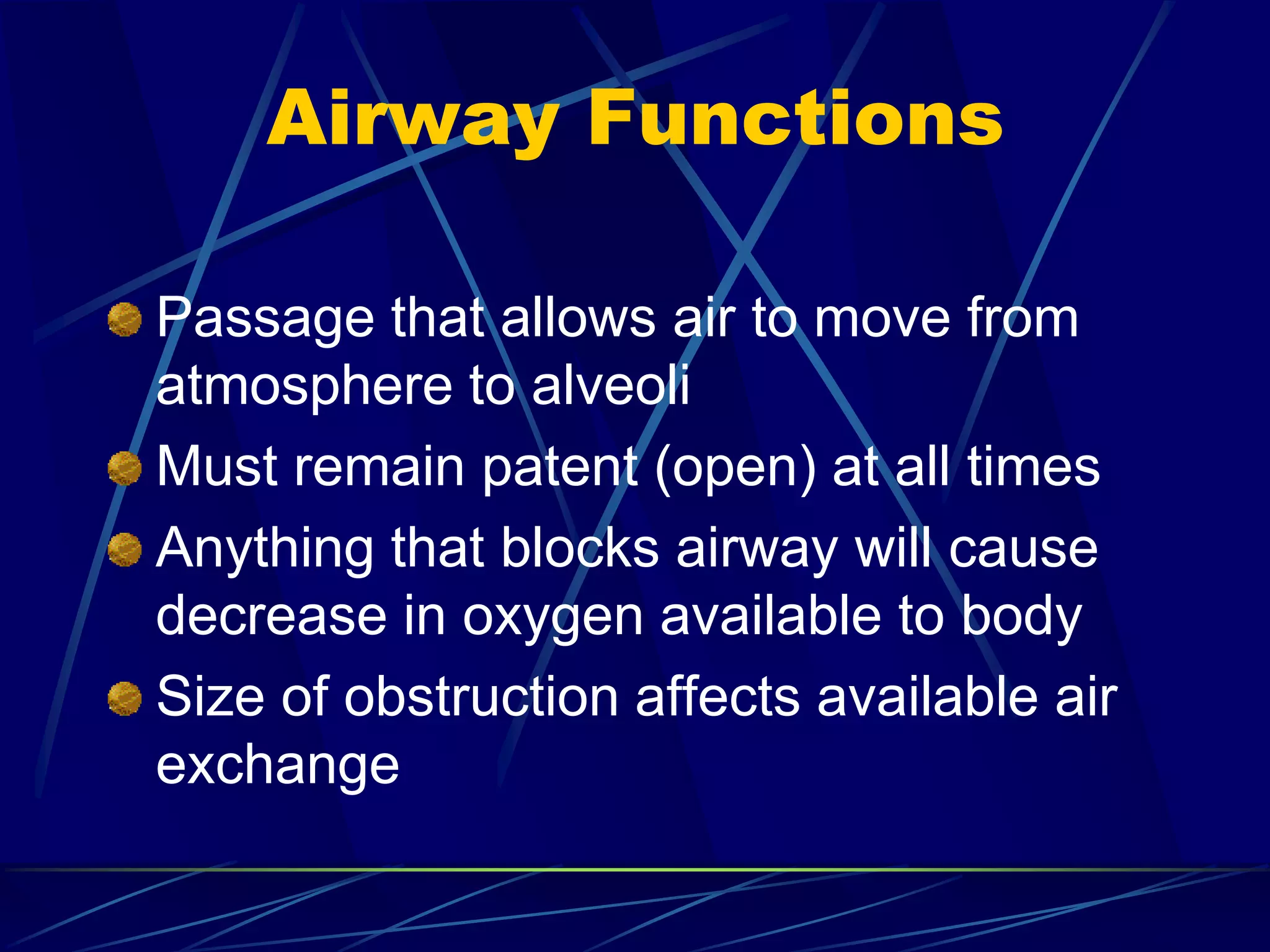basic airway management | PPTX