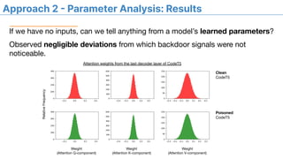 Measuring Impacts of Poisoning on Model Parameters and Embeddings for ...