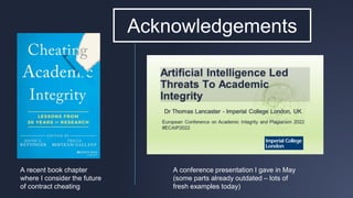 Adapting To Artificial Intelligence – The Future Of Academic Integrity ...