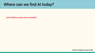 AI Introduction for high school students | PPTX
