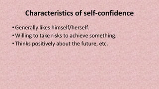 how to build up your self-confidence | PPT