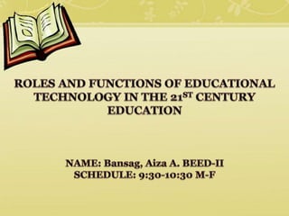 Aiza bansag presentation | PPTX