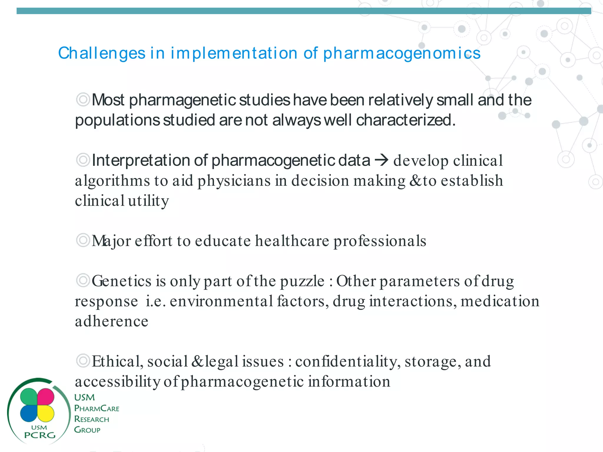 Pharmacogenomics as a tool for Personalized medicine | PDF