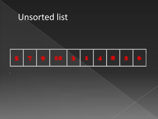 Aizaz comb sort | PPTX
