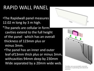 rapid walls- modular construction technology | PPTX