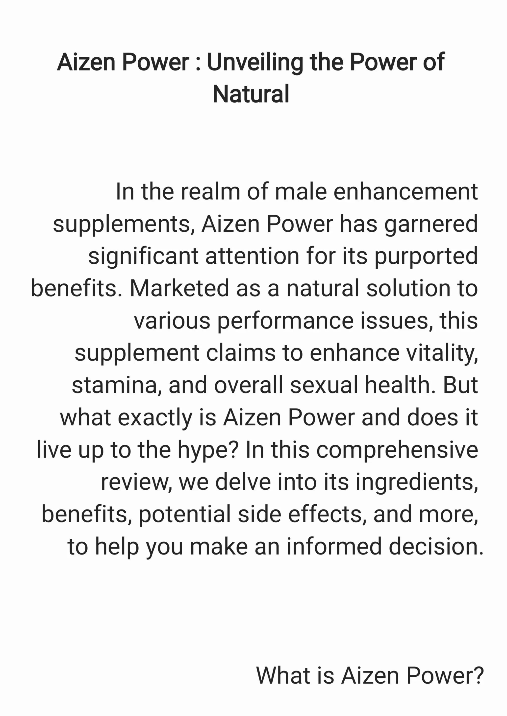 Aizen Power.pdf12483289953390511707428985 | PDF
