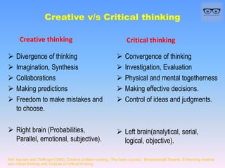 Active Learning and Creative Thinking. | PPTX