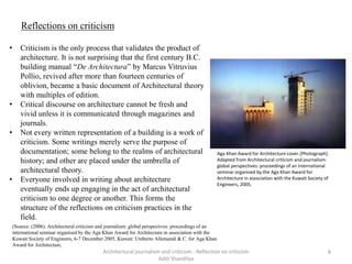 Architectural Journalism, Research Writing, and Paper Review in ...