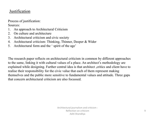 Architectural Journalism, Research Writing, and Paper Review in ...