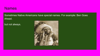 Azaria's Native Americans | PPTX