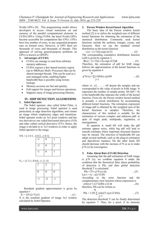 Ship Detection from SAR Imagery Using CUDA and Performance Analysis of ...