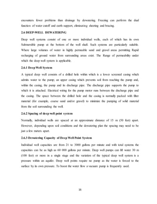 Methods of Dewatering | DOCX
