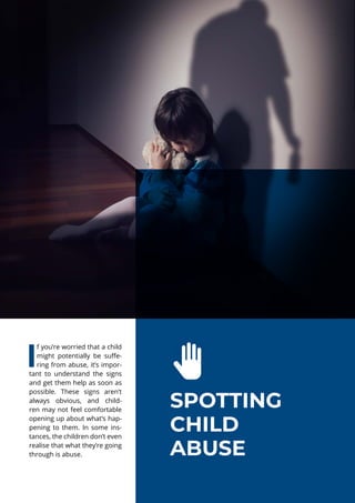 Spotting Child Abuse | PDF | Parenting Children Aged 4-11 | Parenting