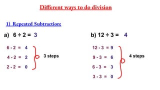 Math class 4 division-_ppt | PDF
