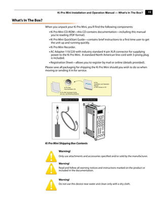 Aja ki pro_mini_manual_v4.1 | PDF
