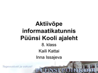 Ajalehe Valmistamine | PPT