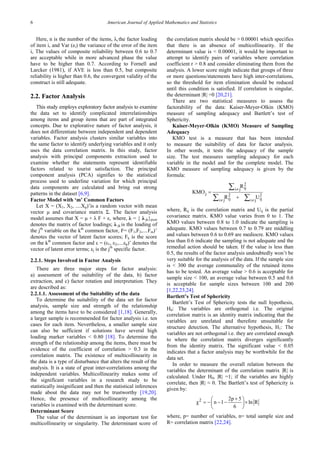 Factor Analysis as a Tool for Survey Analysis | PDF