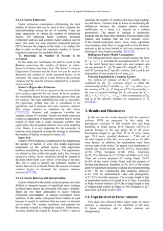 Factor Analysis as a Tool for Survey Analysis | PDF