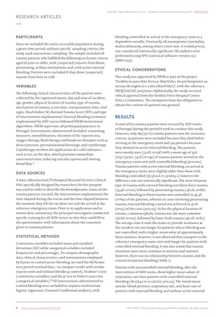 Manejo de la Hemorragia traumatica por enfermeras prehospitalarias | PDF