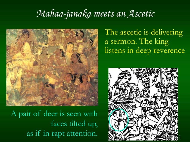 Ajanta Paintings- Appreciation of Mahajanaka Jataka Composition | PPSX ...