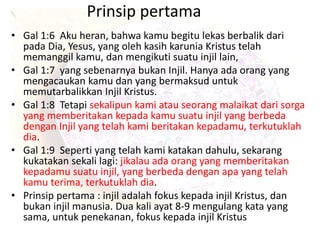 Ajaran isa almasih, injil | PPT