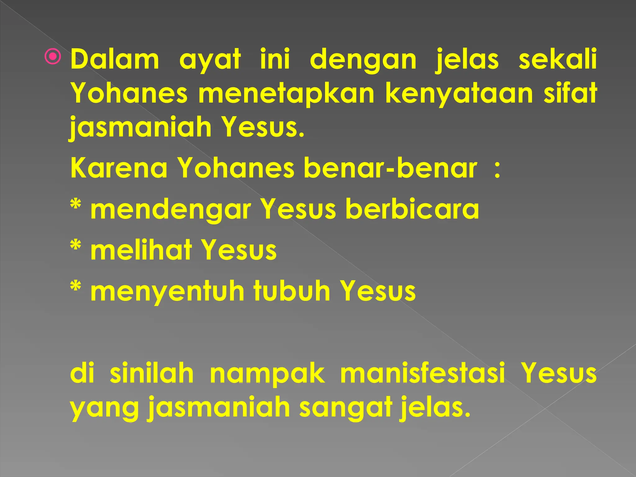 Ajaran Kristus Yesus dan Karya-karya-Nya.ppt