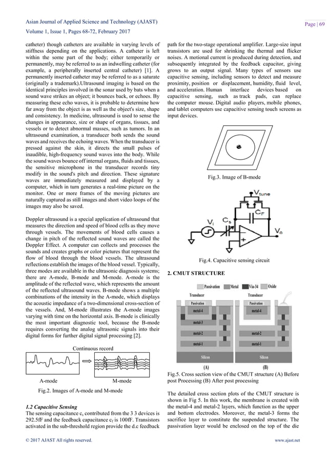 Design of Low Power Oscillator for Medical Ultrasonic Sensors with CMUT Implementation | PDF
