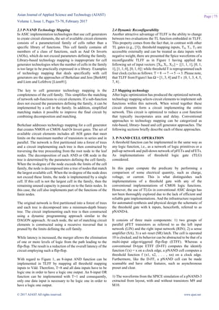 Low Power Threshold Logic Designing Approach for High Energy Efficient ...