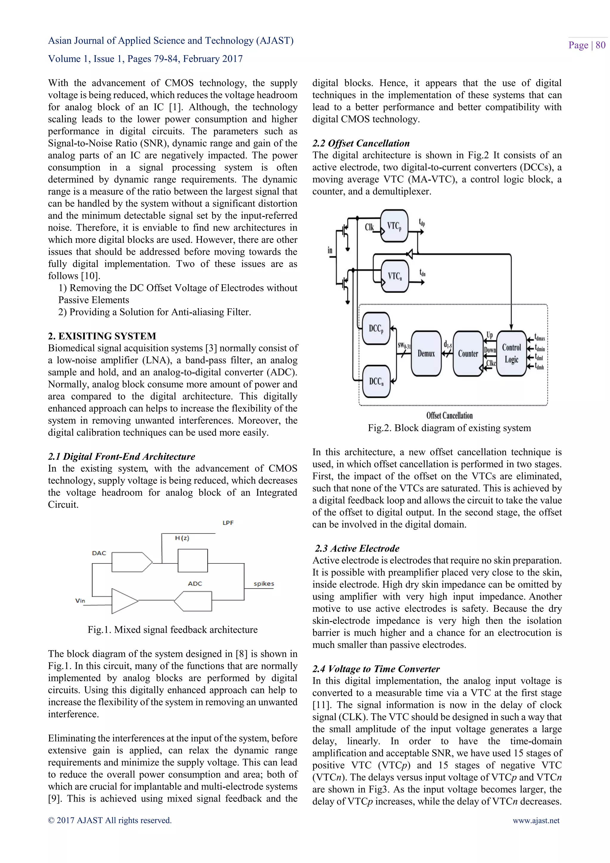Design of Digital Circuits for ECG Data Acquisition System Using 90nm CMOS Technology | PDF
