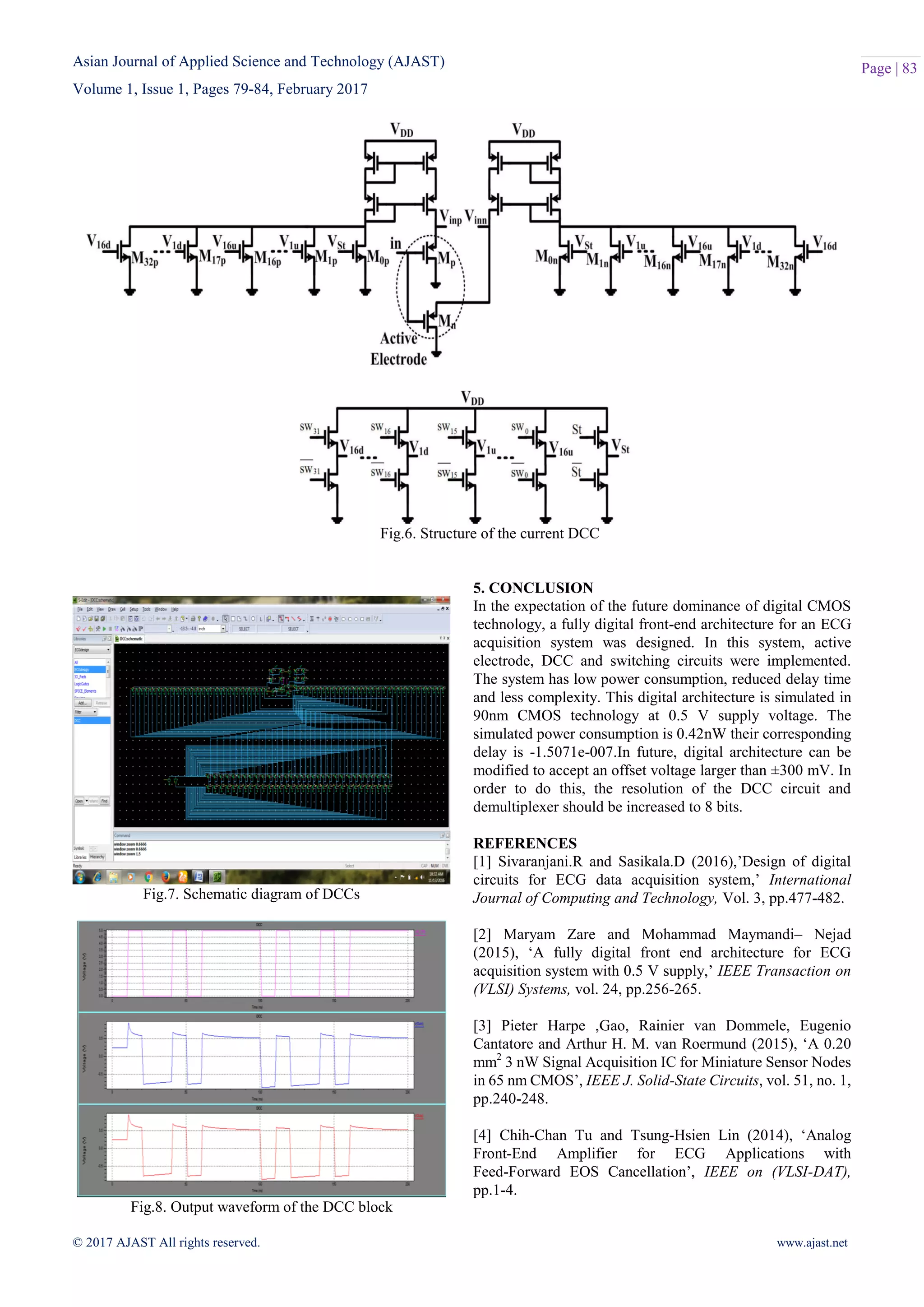 Design of Digital Circuits for ECG Data Acquisition System Using 90nm ...