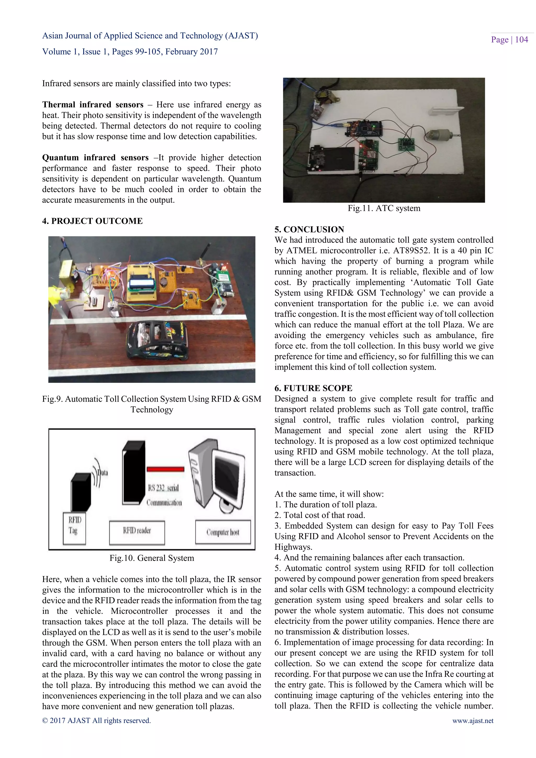 Automatic Electronic Toll Collection System for Transportation by using ...