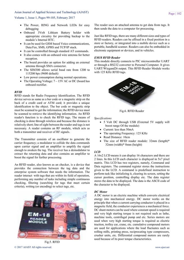 Automatic Electronic Toll Collection System for Transportation by using ...