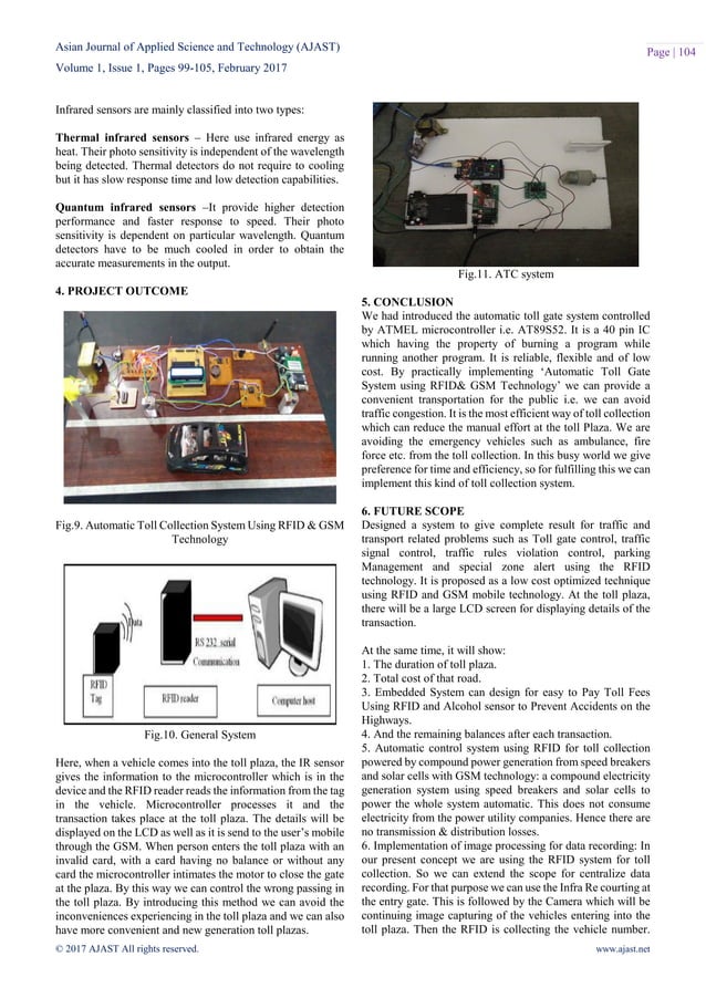 Automatic Electronic Toll Collection System for Transportation by using ...