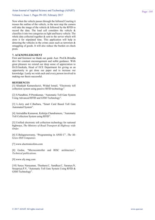 Automatic Electronic Toll Collection System for Transportation by using ...