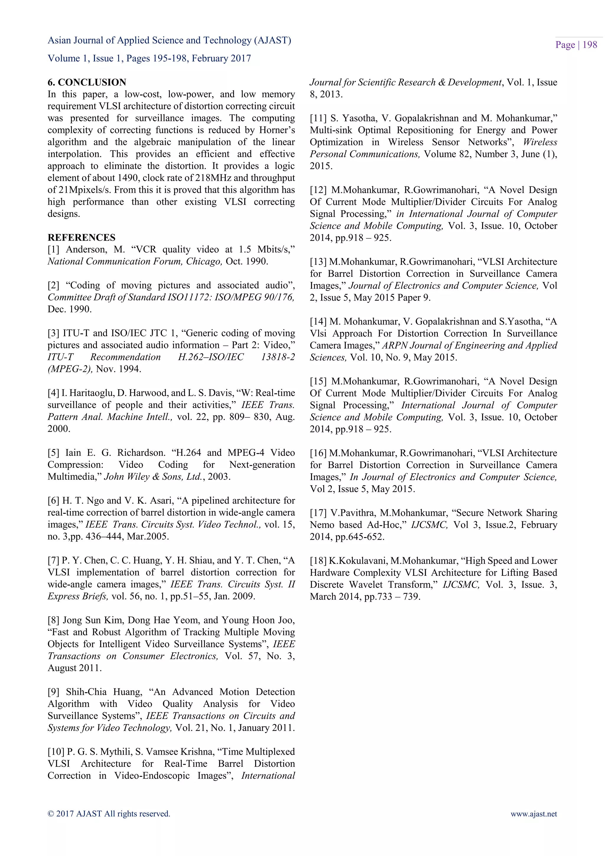Distortion Correction Scheme For Multiresolution Camera Images Pdf
