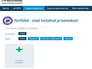 Ajatuksia e portfolion käyttöön 1 | PDF