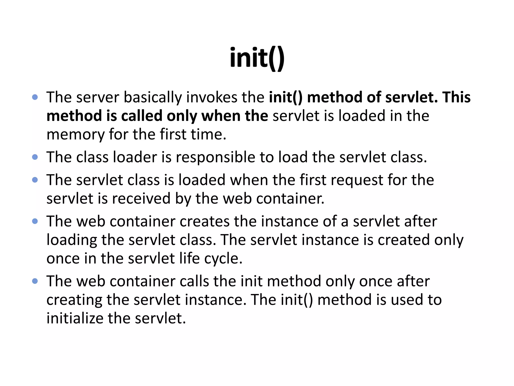 Servlet and Servlet Life Cycle | PPTX