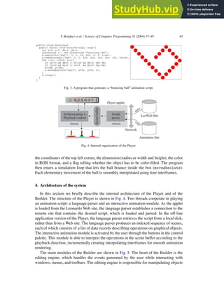 A Java-Based System For Building Animated Presentations Over The Web | PDF