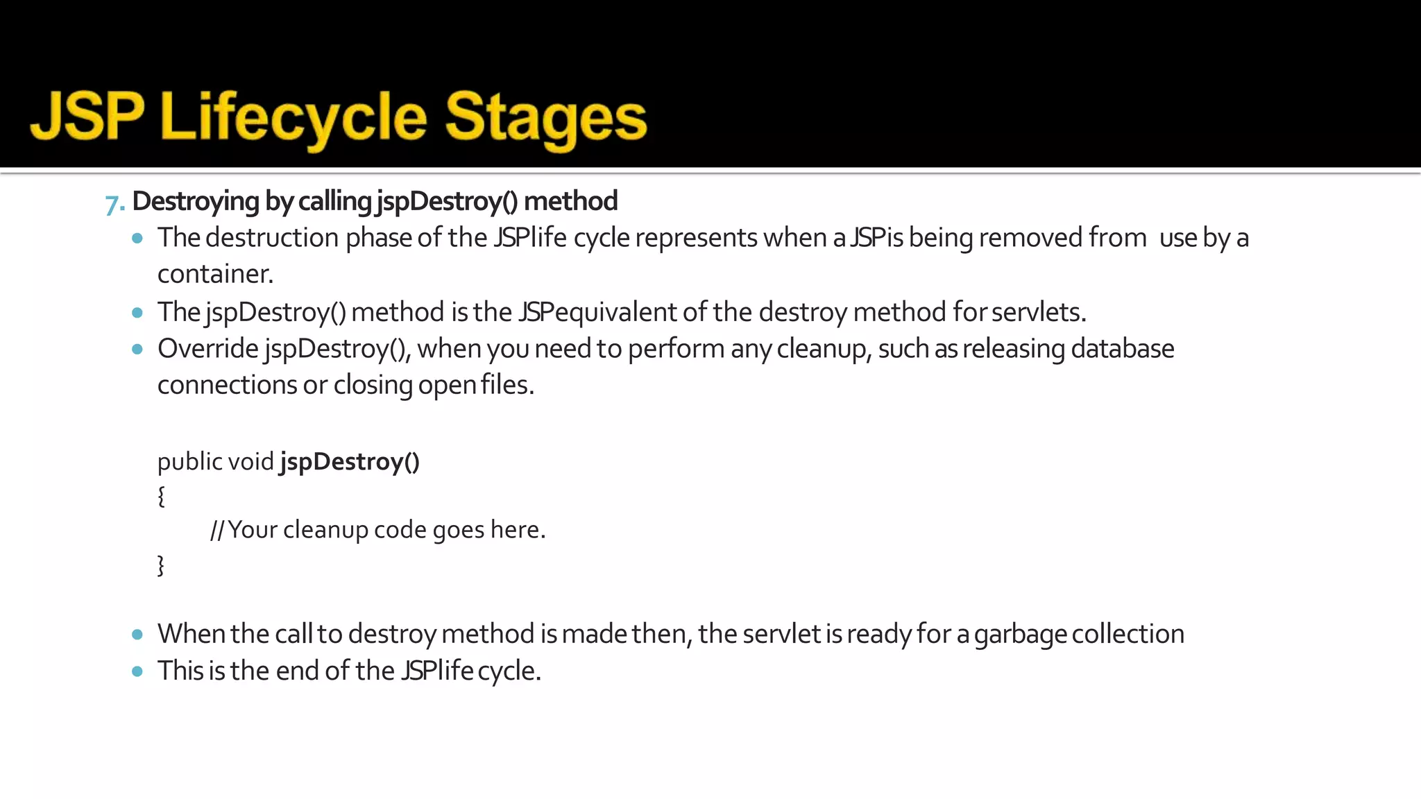 JSP overview | PPTX | Web Development | Internet