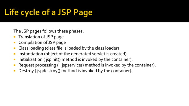 JSP overview | PPT