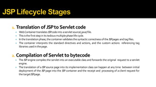 JSP overview | PPTX | Web Development | Internet