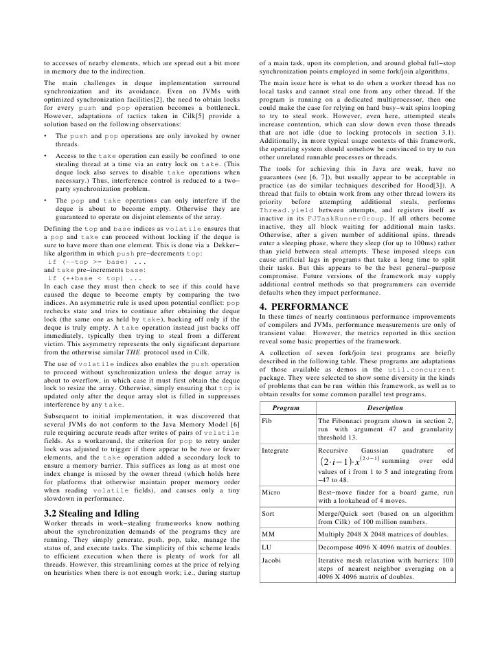 A Java Fork_Join Framework A Java Fork_Join Framework
