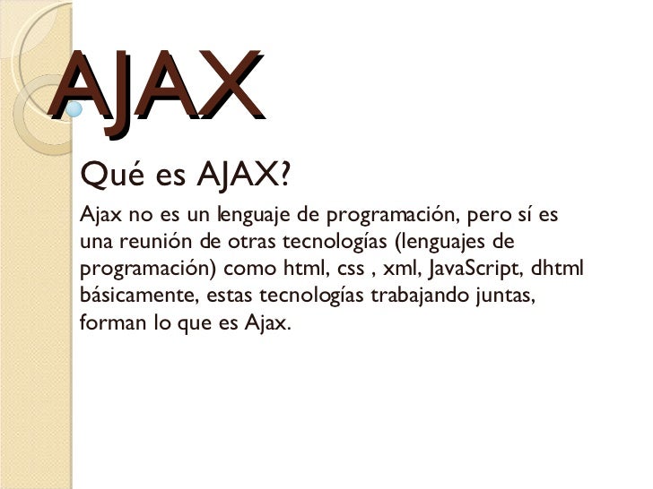 Ajax