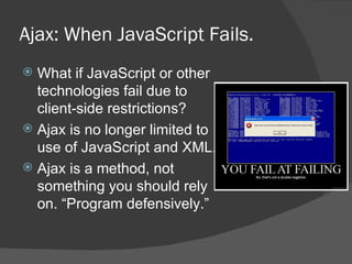 Ajax Presentation | PPT | Web Development | Internet