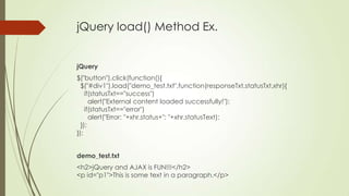 Ajax for dummies, and not only. | PPT