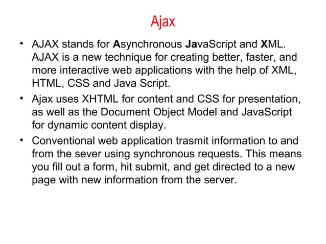 Ajax | PPT