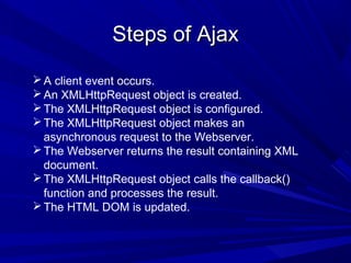 Ajax Lecture Notes | PPT