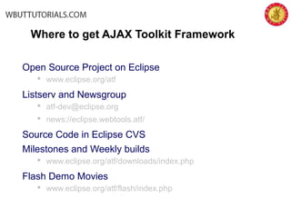 Ajax toolkit-framework | PPT | Browsers | Computer Software and Applications